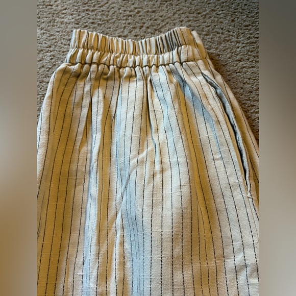 ODDY | Pants & Jumpsuits | Oddy Beige Striped Pants | Poshmark